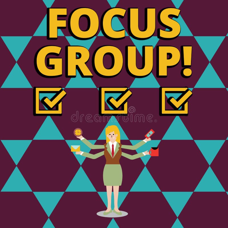 Text Sign Showing Focus Group. Conceptual Photo Showing Assembled To ... Text Sign Showing Focus Group. Conceptual Photo Showing Assembled To ...