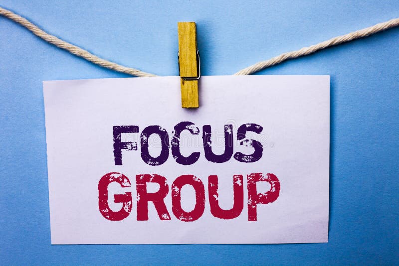 Text Sign Showing Focus Group Conceptual Photo Interactive