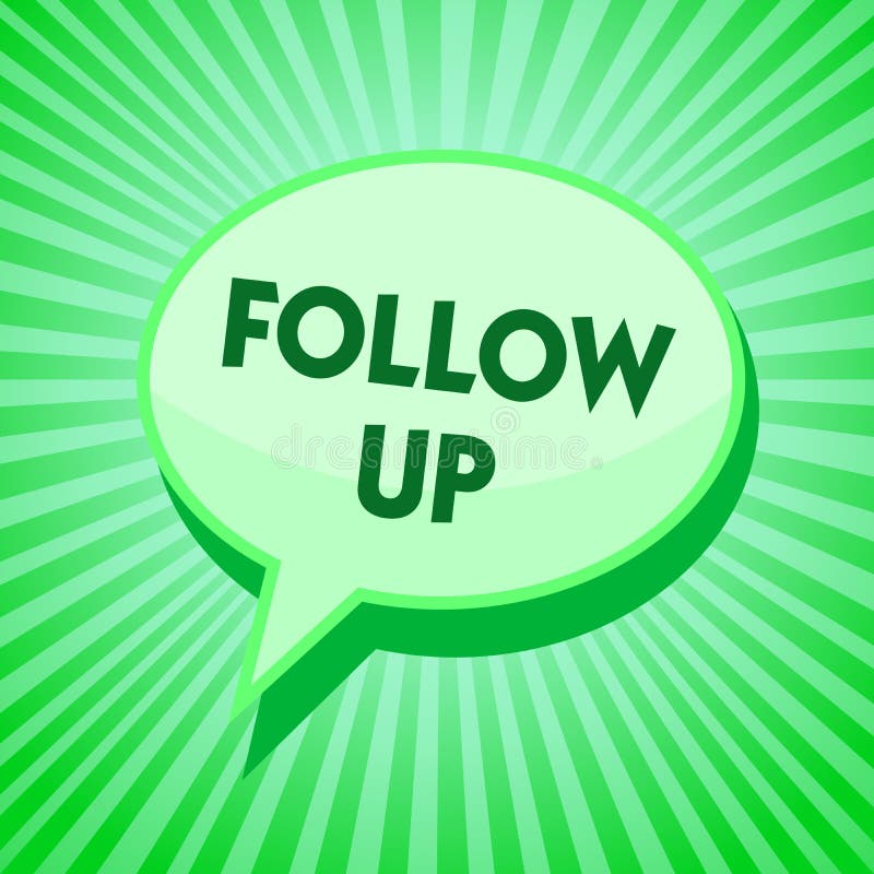 Text Sign Showing Follow Up. Conceptual Photo Additional Info or Any ...