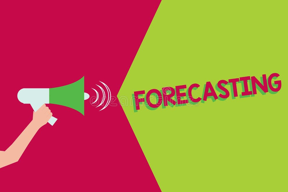 Text Sign Showing Forecasting. Conceptual Photo Predict Estimate a ...