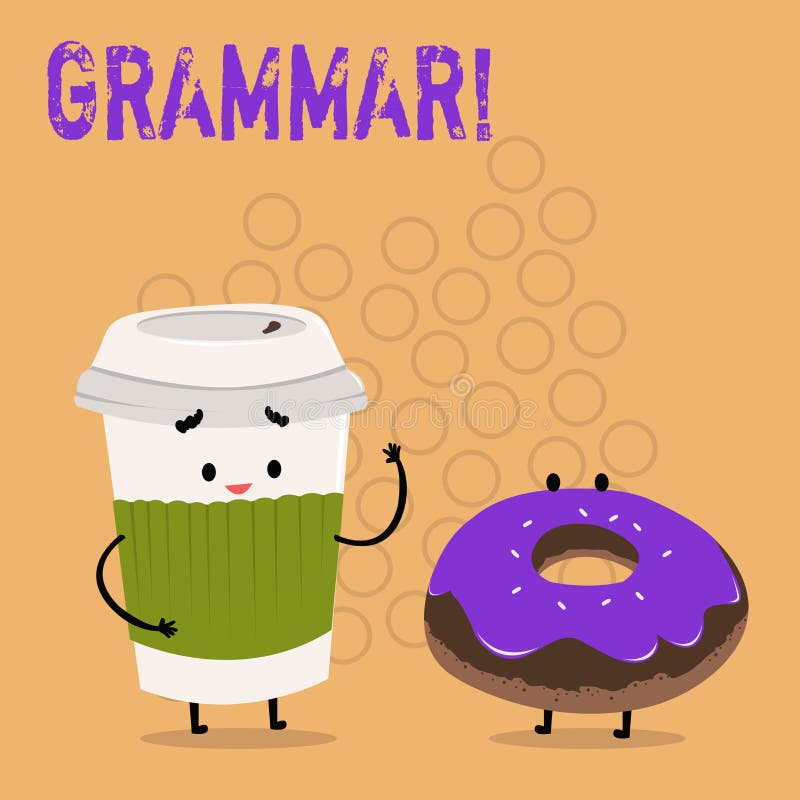 Text Sign Showing Grammar. Conceptual Photo System and Structure of a ...