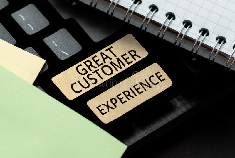 Text Sign Showing Great Customer Experience. Business Concept ... Text Sign Showing Great Customer Experience. Business Concept ...
