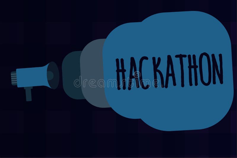 Text Sign Showing Hackathon. Conceptual Photo Event Where Large Number ... Text Sign Showing Hackathon. Conceptual Photo Event Where Large Number ...