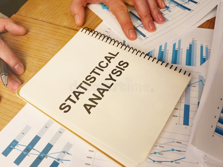 Text Sign Showing Hand Written Words Statistical Analysis Stock Photo ...