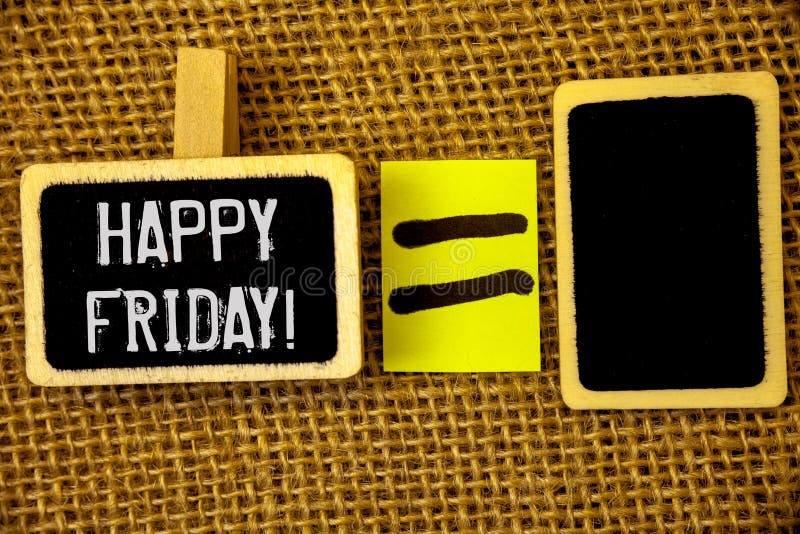 Text Sign Showing Happy Friday Motivational Call. Conceptual Photos ... Text Sign Showing Happy Friday Motivational Call. Conceptual Photos ...