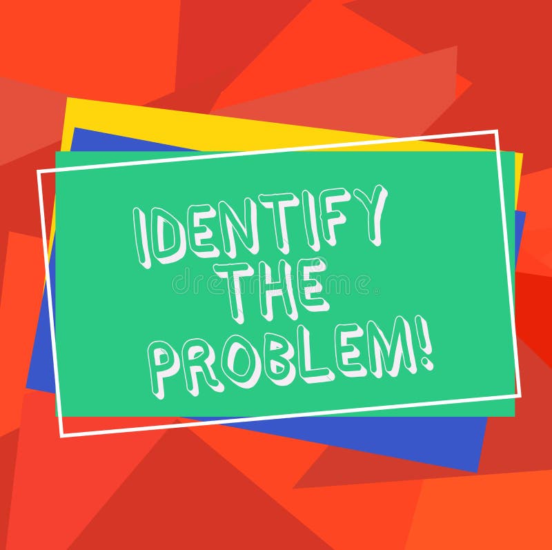 Identify Problem Stock Illustrations – 1,070 Identify Problem Stock ...