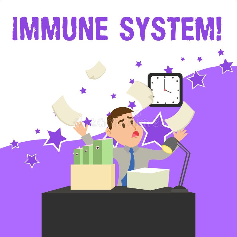 Text Sign Showing Immune System. Conceptual Photo Host Defense System ...