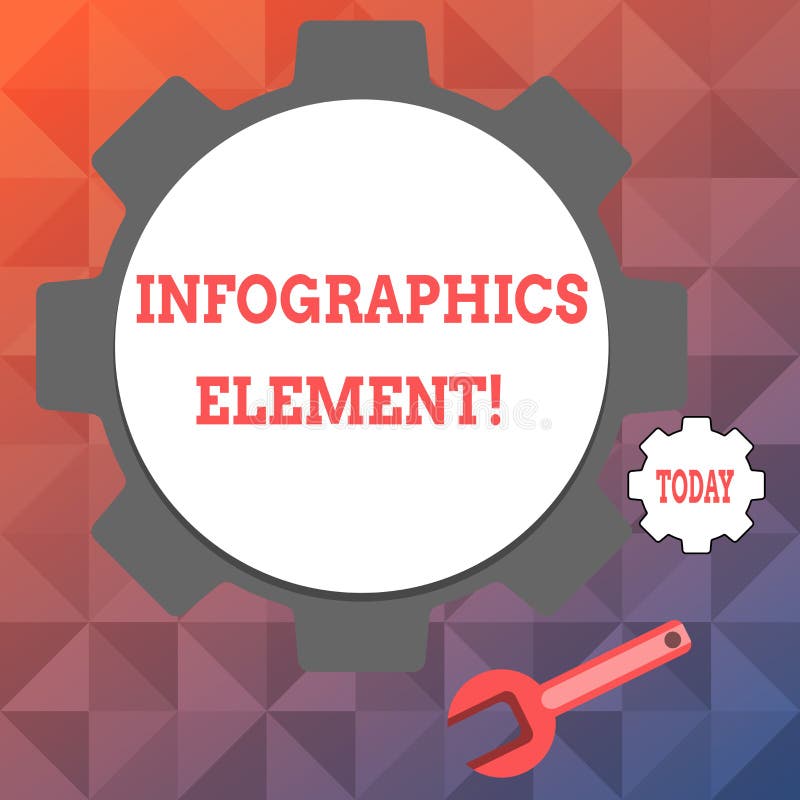 Text Sign Showing Infographics Element. Conceptual Photo Visual Image ...