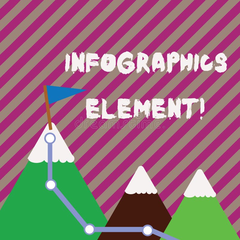 Text Sign Showing Infographics Element. Conceptual Photo Visual Image ...