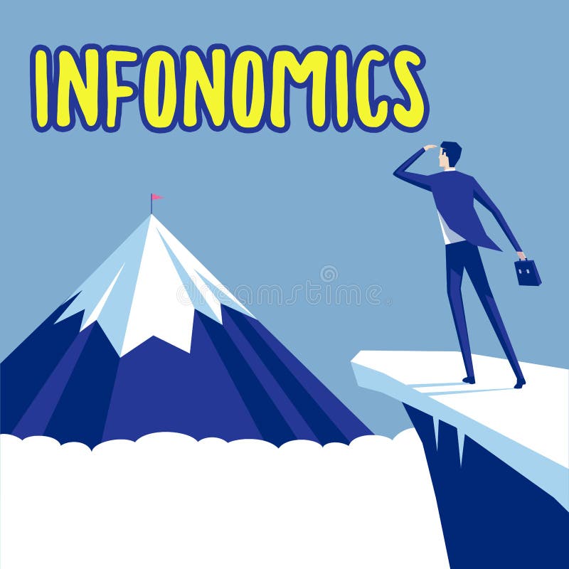Text Sign Showing Infonomics. Business Showcase Visual Image Used To ...