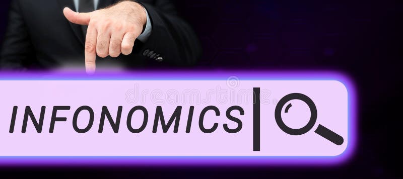 Text Sign Showing Infonomics. Concept Meaning Visual Image Used To ... Text Sign Showing Infonomics. Concept Meaning Visual Image Used To ...