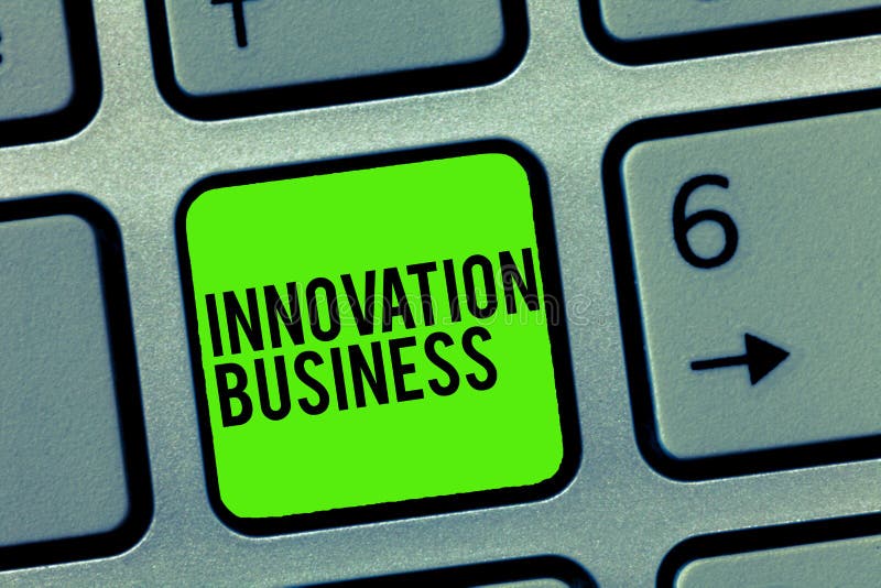 Text Sign Showing Innovation Business. Conceptual Photo Introduce New ...