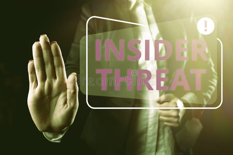 Sign Displaying Insider Threat. Business Idea Security Threat that ... Sign Displaying Insider Threat. Business Idea Security Threat that ...