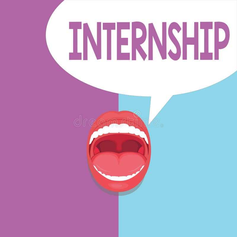 Text Sign Showing Internship. Conceptual Photo Student Trainee Working ... Text Sign Showing Internship. Conceptual Photo Student Trainee Working ...