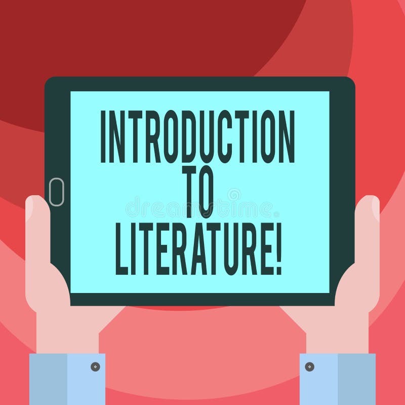 Text Sign Showing Introduction To Literature. Conceptual Photo ... Text Sign Showing Introduction To Literature. Conceptual Photo ...
