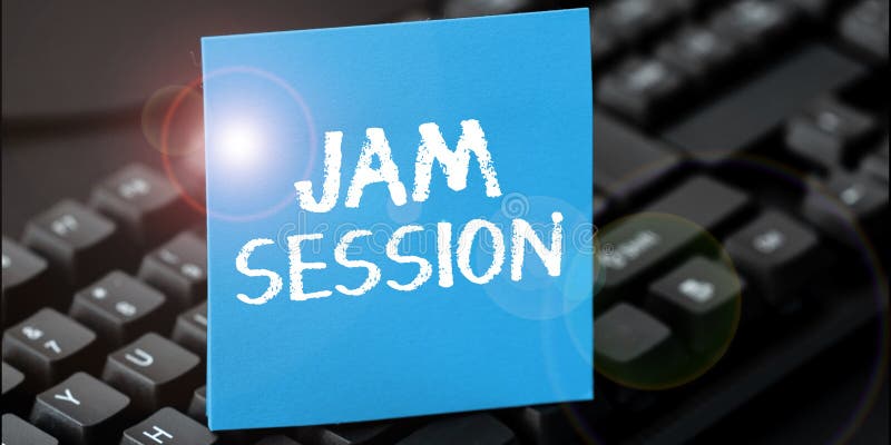 Handwriting Text Jam Session. Conceptual Photo Impromptu Performance by ... Handwriting Text Jam Session. Conceptual Photo Impromptu Performance by ...