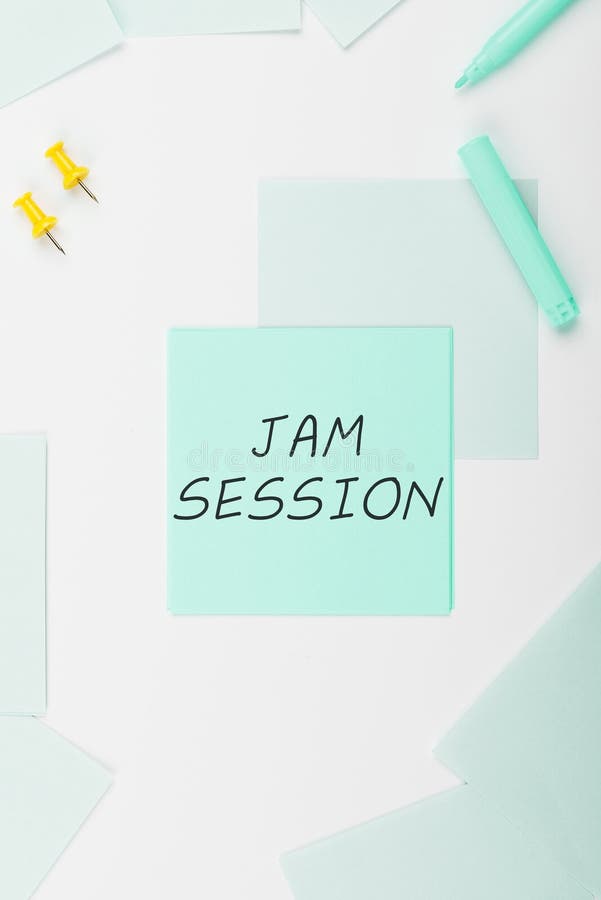 Text Sign Showing Jam Session. Internet Concept Impromptu Performance ... Text Sign Showing Jam Session. Internet Concept Impromptu Performance ...