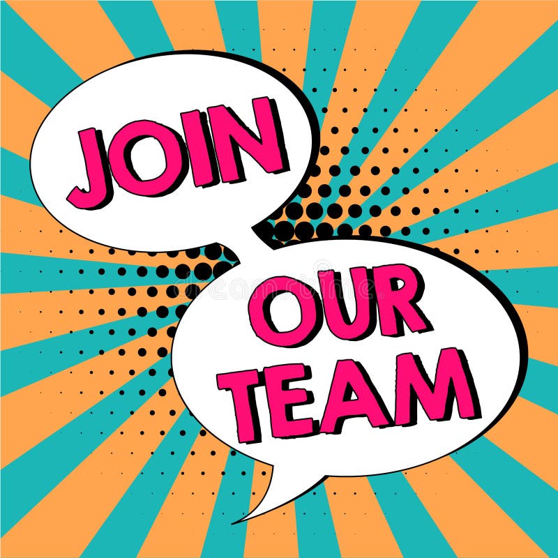 Text Sign Showing Join Our Team. Conceptual Photo Allied Associate Work ... Text Sign Showing Join Our Team. Conceptual Photo Allied Associate Work ...
