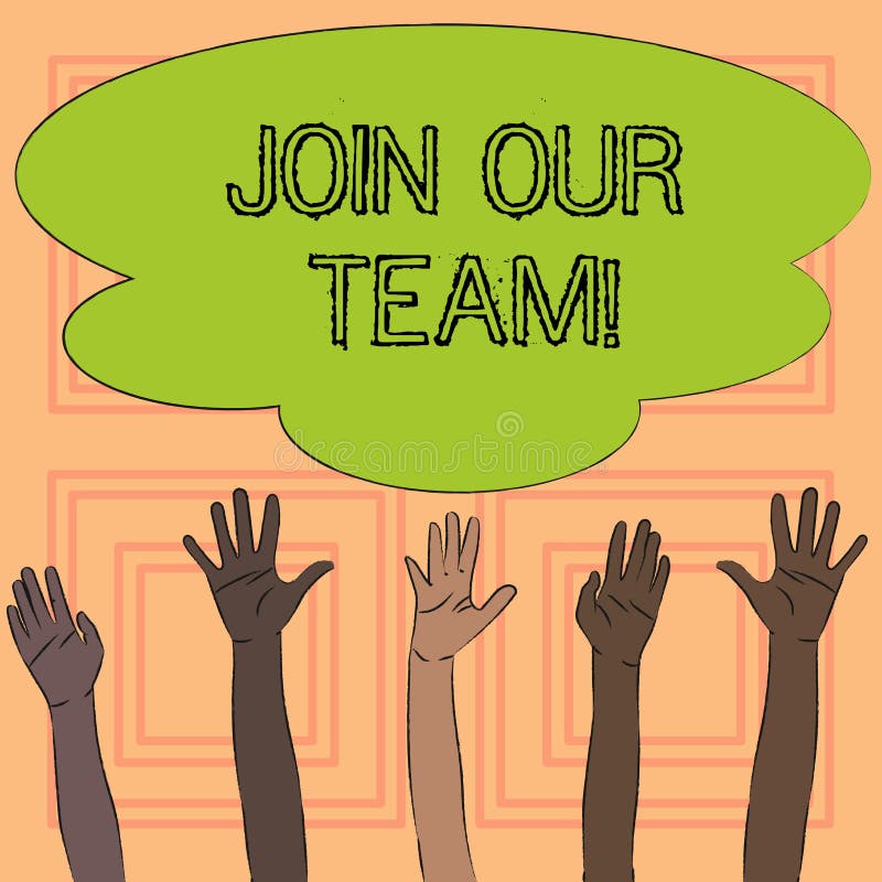 Text Sign Showing Join Our Team. Conceptual Photo Invitation To Work ... Text Sign Showing Join Our Team. Conceptual Photo Invitation To Work ...