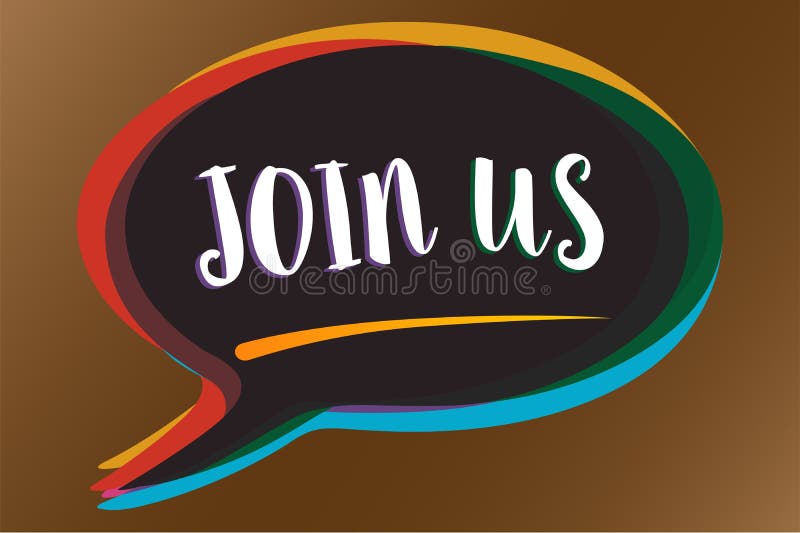 Text Sign Showing Join Us. Conceptual Photo Register in Community Team ... Text Sign Showing Join Us. Conceptual Photo Register in Community Team ...