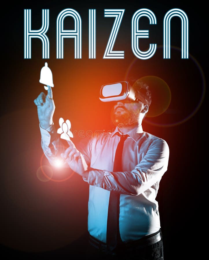 Text Sign Showing Kaizen. Business Showcase a Japanese Business ... Text Sign Showing Kaizen. Business Showcase a Japanese Business ...