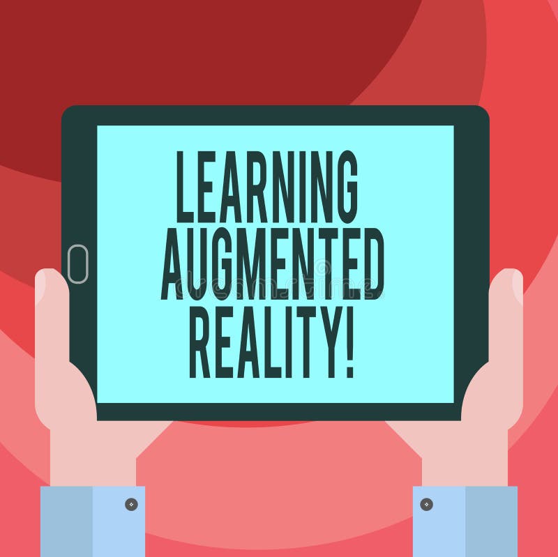 Text Sign Showing Learning Augmented Reality. Conceptual Photo ...