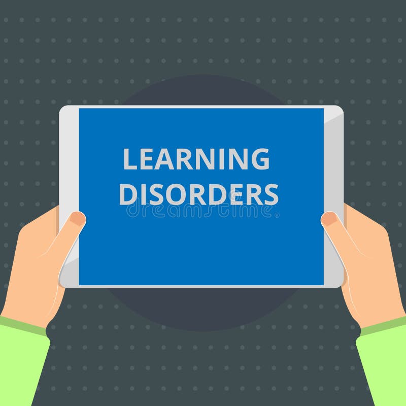 Text Sign Showing Learning Disorders. Conceptual Photo Inadequate ...