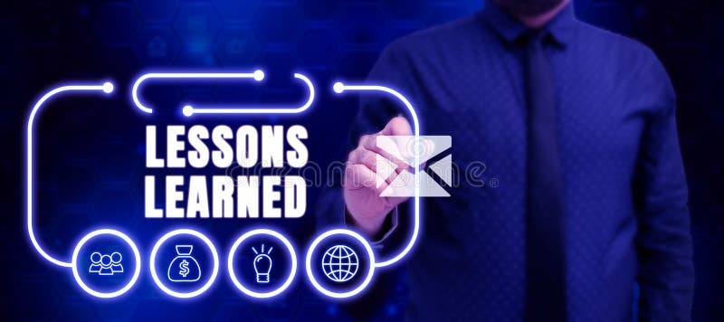 Text Sign Showing Lessons Learned. Word Written on Promote Share and ... Text Sign Showing Lessons Learned. Word Written on Promote Share and ...