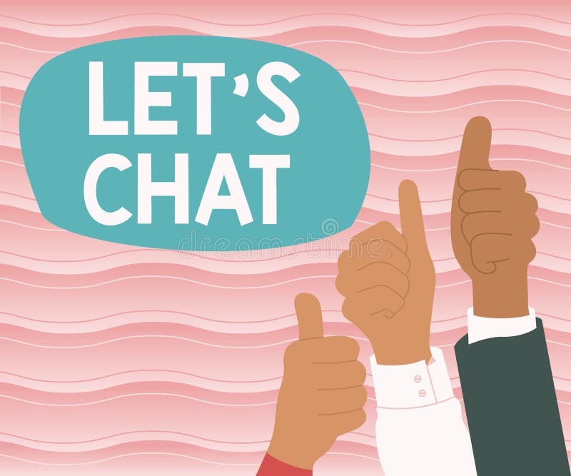 Text Sign Showing LET S CHAT. Business Idea Inviting the Person To Have ... Text Sign Showing LET S CHAT. Business Idea Inviting the Person To Have ...