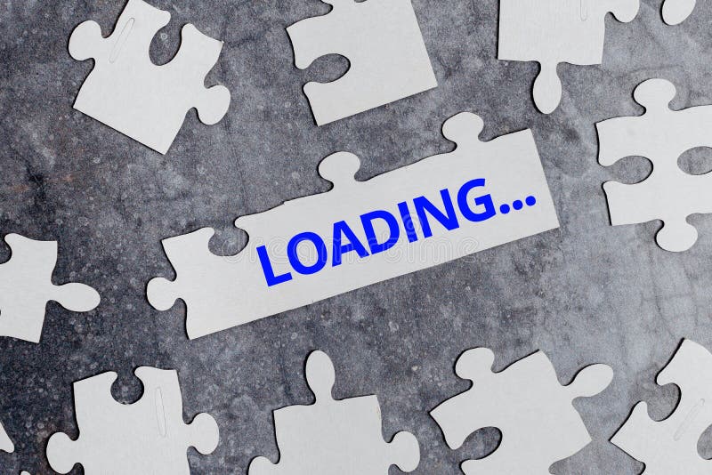 Text Sign Showing Loading.... Business Concept Applying an Extra Amount ...