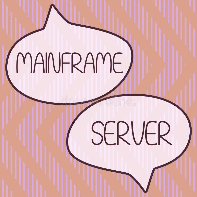 Text Sign Showing Mainframe Server. Business Concept Designed for ... Text Sign Showing Mainframe Server. Business Concept Designed for ...