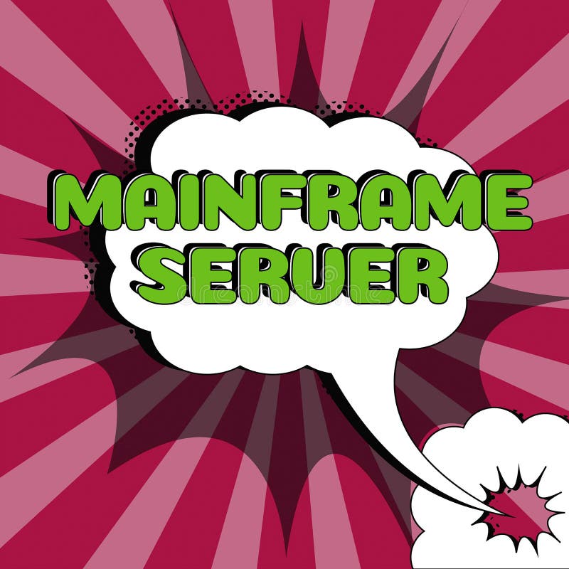 Text Sign Showing Mainframe Server. Internet Concept the Inability To ... Text Sign Showing Mainframe Server. Internet Concept the Inability To ...