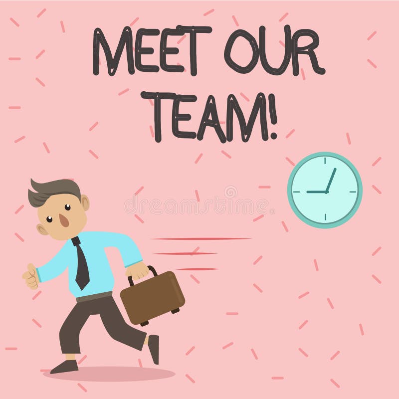 Text Sign Showing Meet Our Team. Conceptual Photo Presentation of a ... Text Sign Showing Meet Our Team. Conceptual Photo Presentation of a ...
