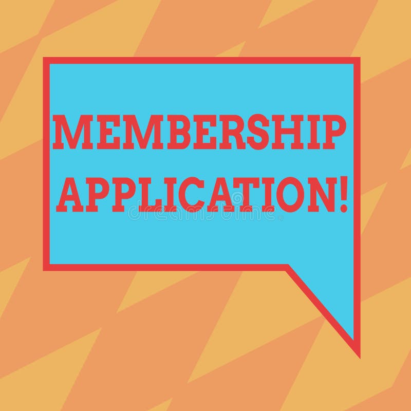 Text Sign Showing Membership Application. Conceptual Photo Registration ... Text Sign Showing Membership Application. Conceptual Photo Registration ...