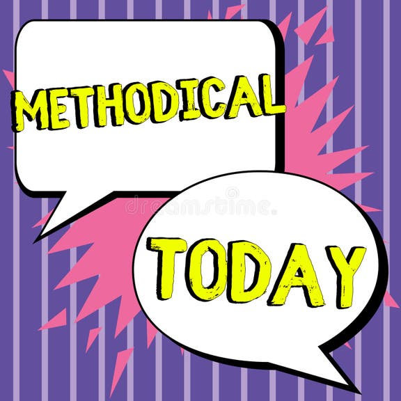 Text Caption Presenting Methodical. Business Concept System of Methods ...