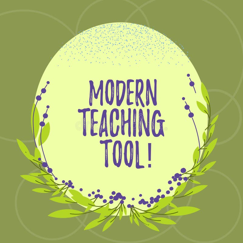 Text Sign Showing Modern Teaching Tool. Conceptual Photo Using ...
