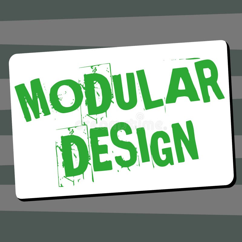 Inspiration Showing Sign Modular Design. Conceptual Photo Using ...
