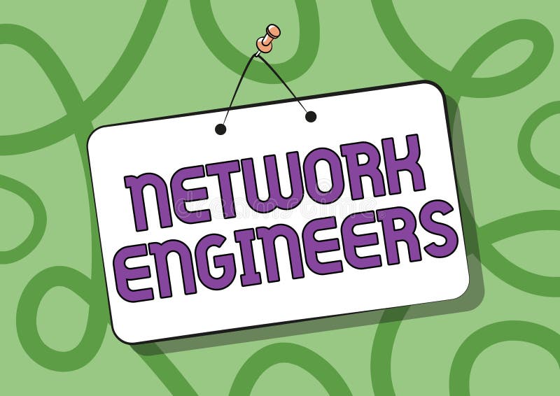 Text Showing Inspiration Network Engineers. Conceptual Photo Technology ...