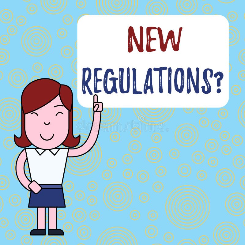 Text Sign Showing New Regulations Question. Conceptual Photo Rules Made ... Text Sign Showing New Regulations Question. Conceptual Photo Rules Made ...