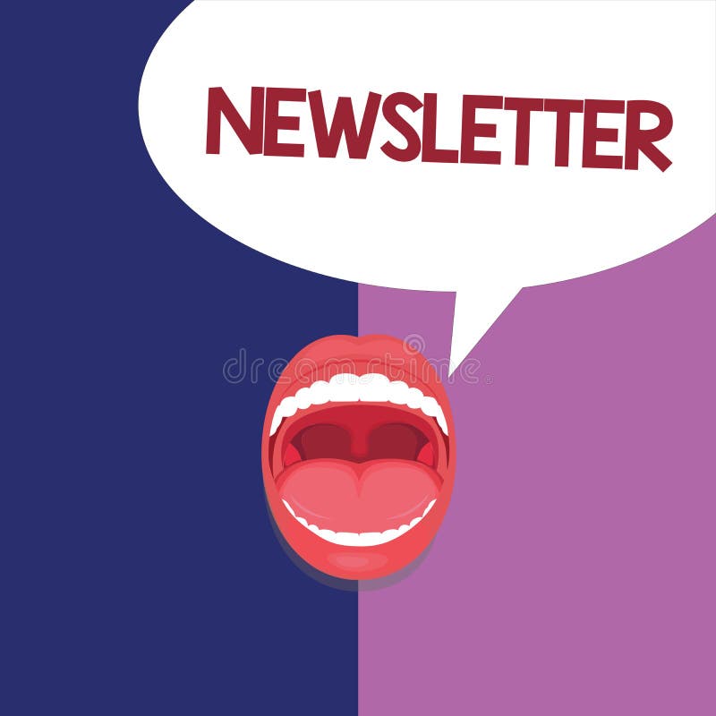 Text Sign Showing Newsletter. Conceptual Photo Bulletin Periodically ... Text Sign Showing Newsletter. Conceptual Photo Bulletin Periodically ...