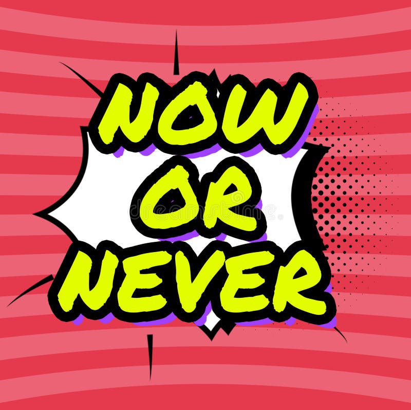 Never Word. Hand Drawn Lettering. Black Color. Vector Illustration ...
