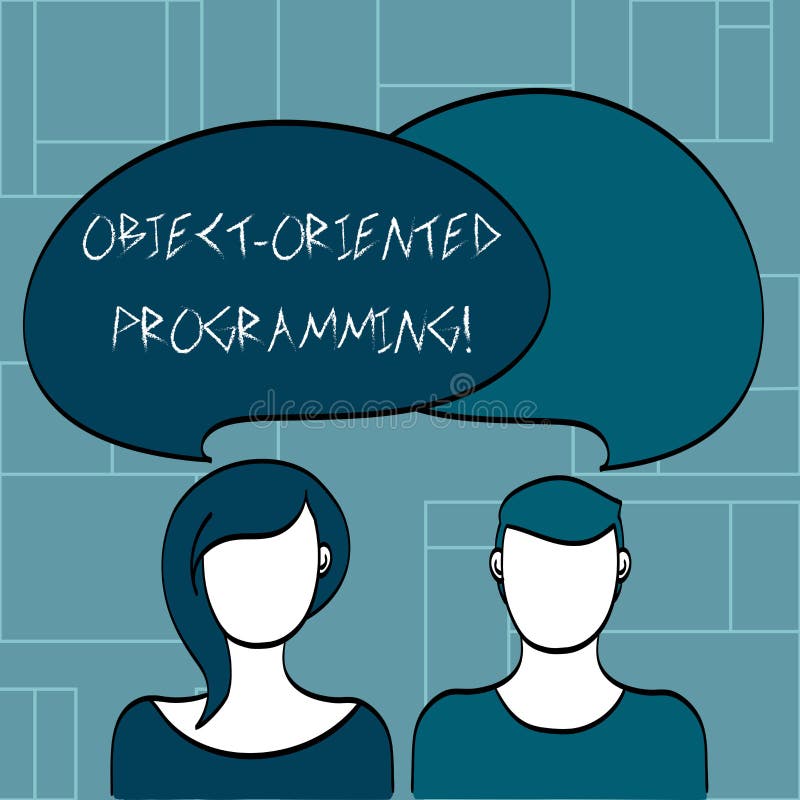 Text Sign Showing Object Oriented Programming Conceptual Photo Language Model Objects Rather