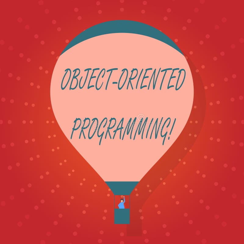 Text Sign Showing Object Oriented Programming Conceptual Photo Language Model Objects Rather