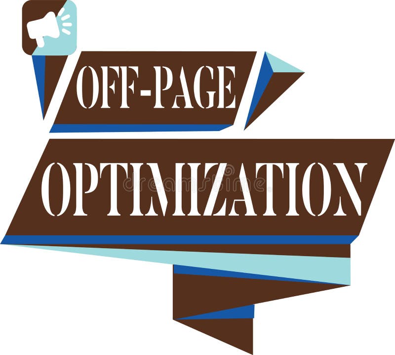 Text Sign Showing Off Page Optimization. Conceptual Photo Website ...
