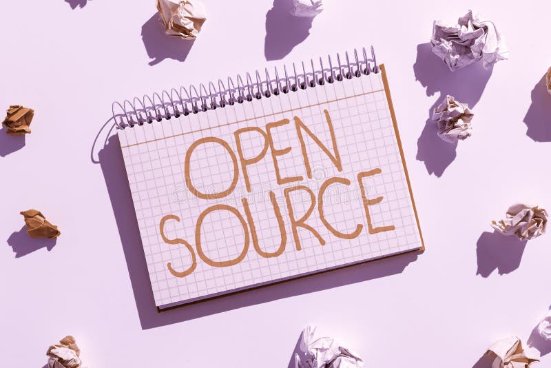 Text Sign Showing Open Source. Business Showcase Denoting Software ... Text Sign Showing Open Source. Business Showcase Denoting Software ...