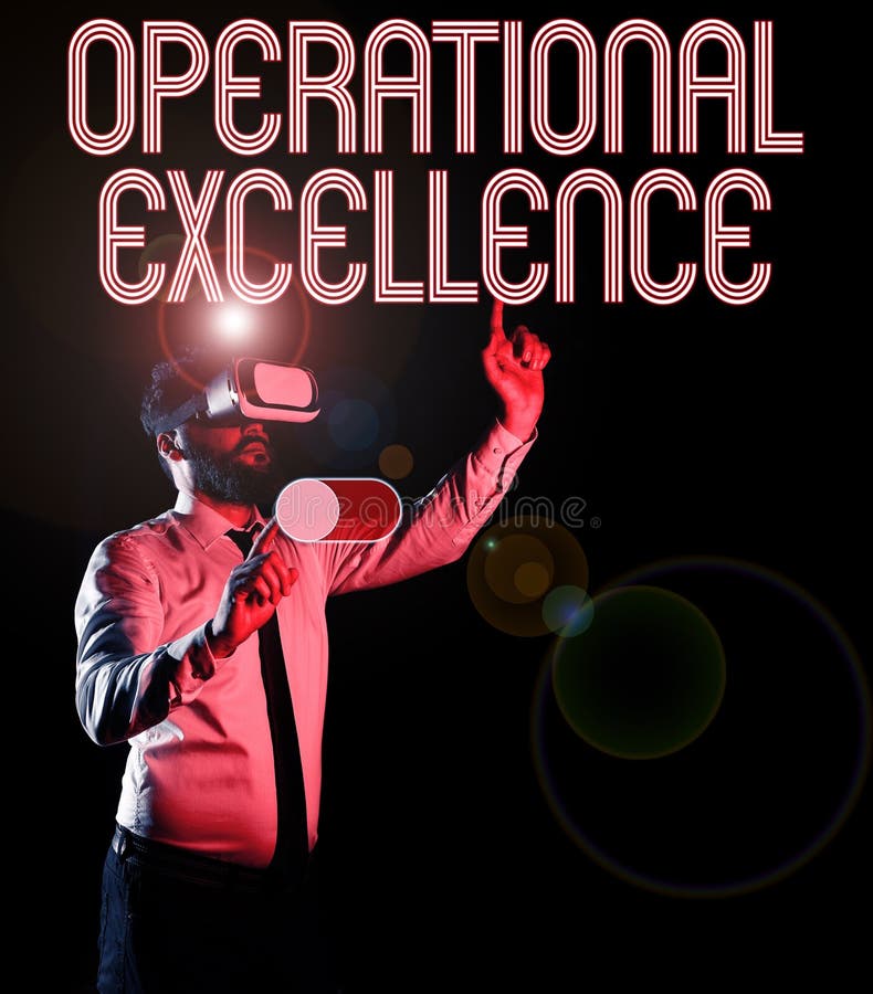 Conceptual Display Operational Excellence. Business Concept Software ...
