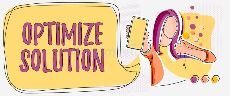 Text Sign Showing Optimize Solution. Internet Concept Process of ... Text Sign Showing Optimize Solution. Internet Concept Process of ...