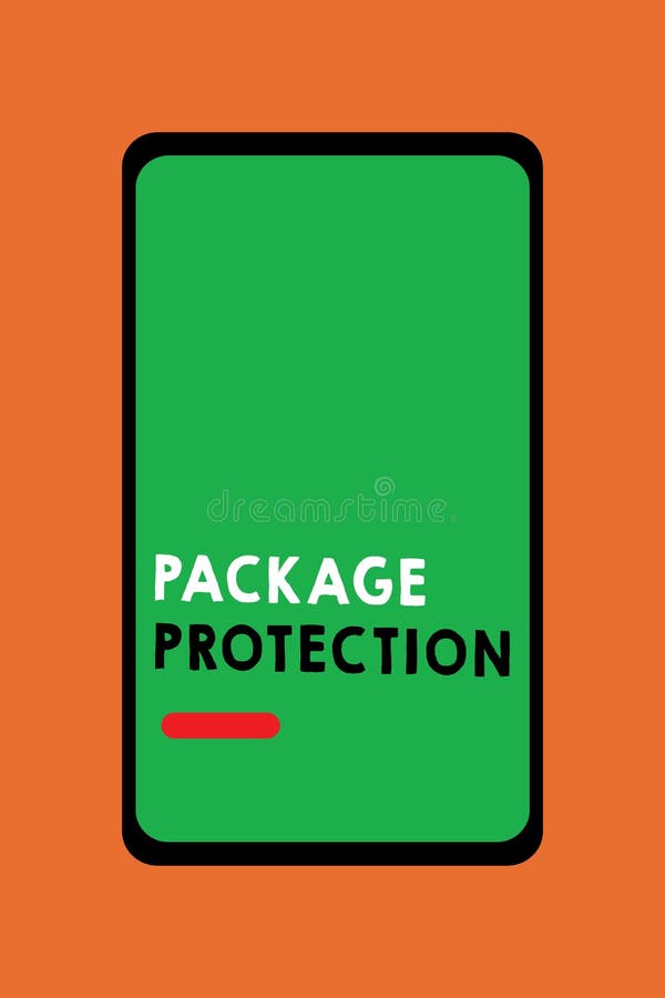 Text Sign Showing Package Protection. Conceptual Photo Wrapping and ...