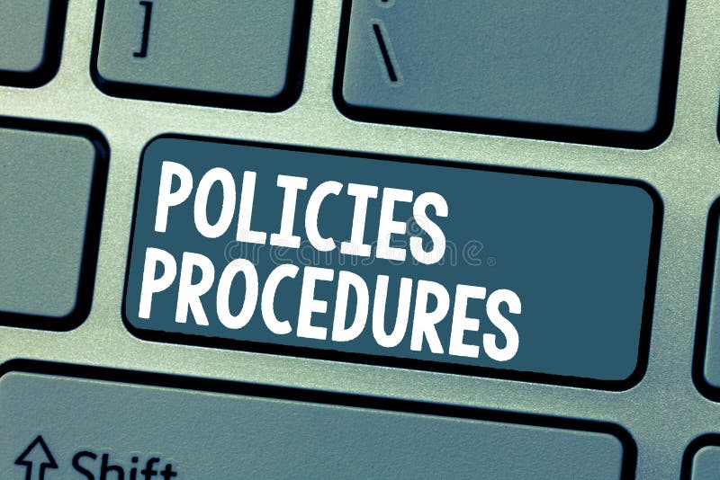 Text Sign Showing Policies Procedures. Conceptual Photo Influence Major ... Text Sign Showing Policies Procedures. Conceptual Photo Influence Major ...