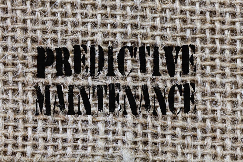 Text Sign Showing Predictive Maintenance. Conceptual Photo Predict when ... Text Sign Showing Predictive Maintenance. Conceptual Photo Predict when ...